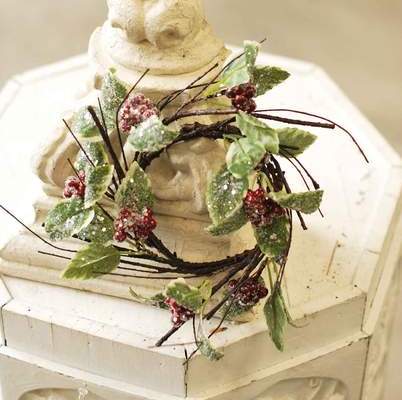 Berry Candle Ring - Red Berry - 1.5in