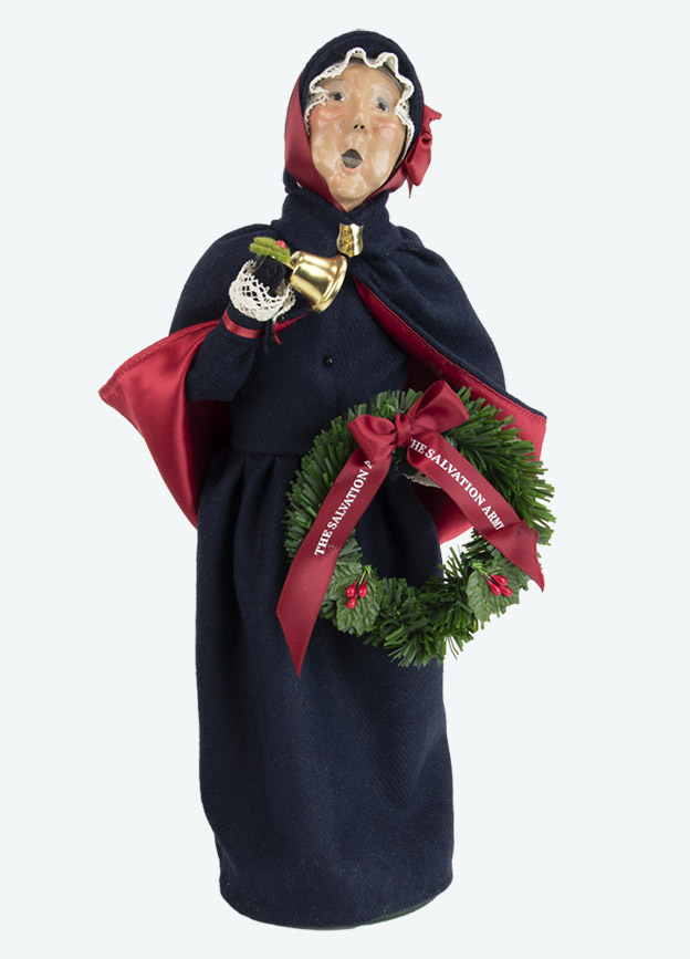 Byers Choice Caroler - Salvation Woman w/ Wreath 2023