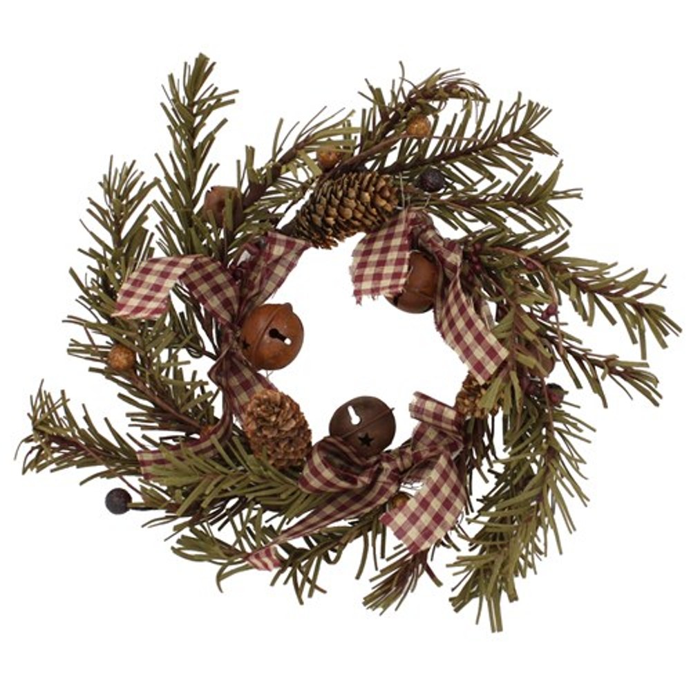 Three-Inch Candle Rings - Artificial Candle Wreaths