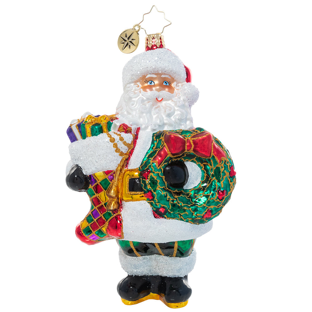 Christopher Radko Glass Ornament - Christmas Splendor Claus 2022