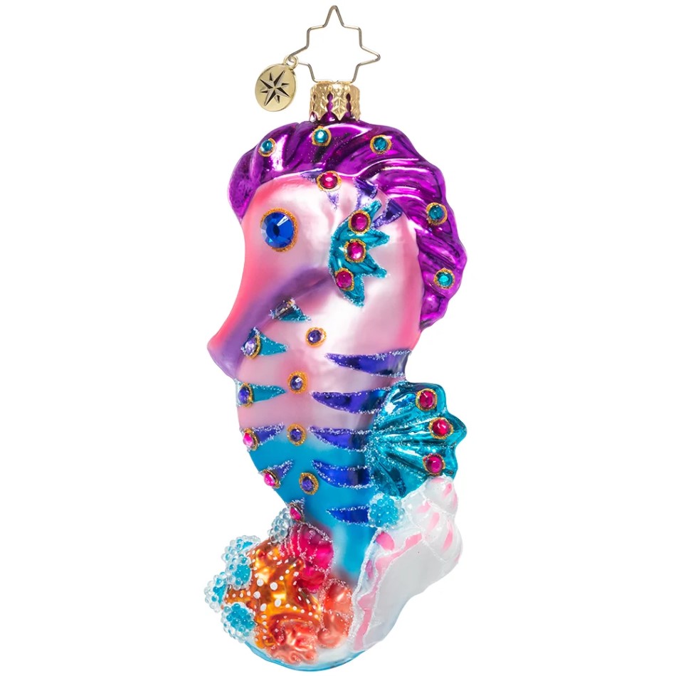 Christopher Radko Glass Ornament - Jewels Of The Sea 2022