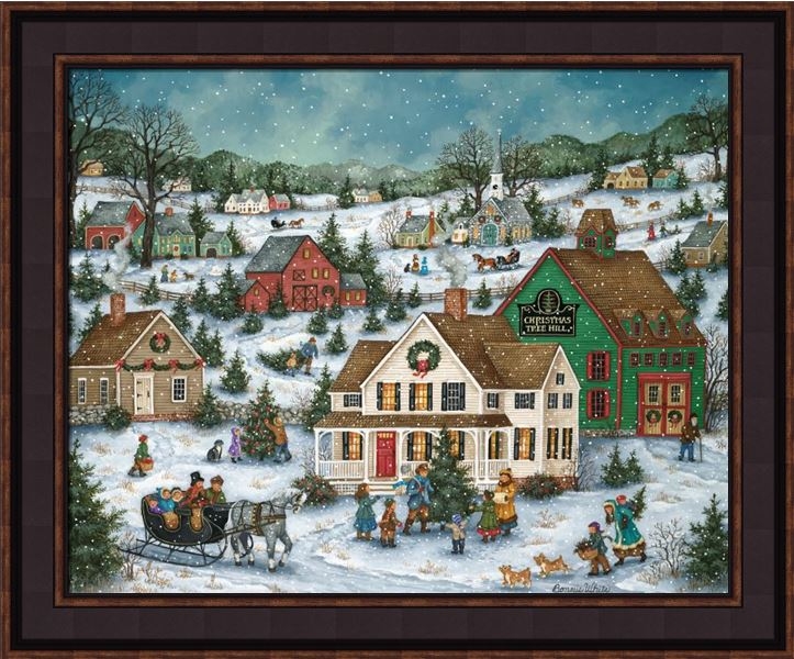 Christmas Tree Hill - Print - 20" x 24" - Bonnie White