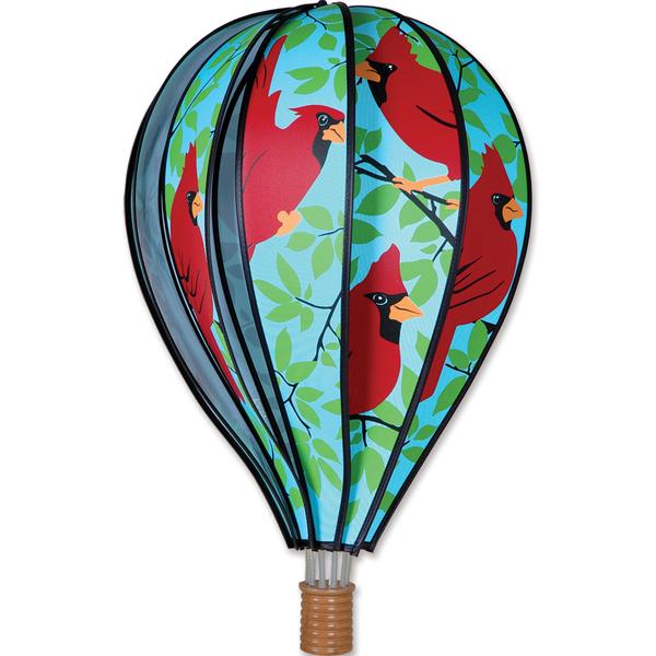 Hot Air Balloon Wind Spinner - Cardinal - Kinetic - 22in