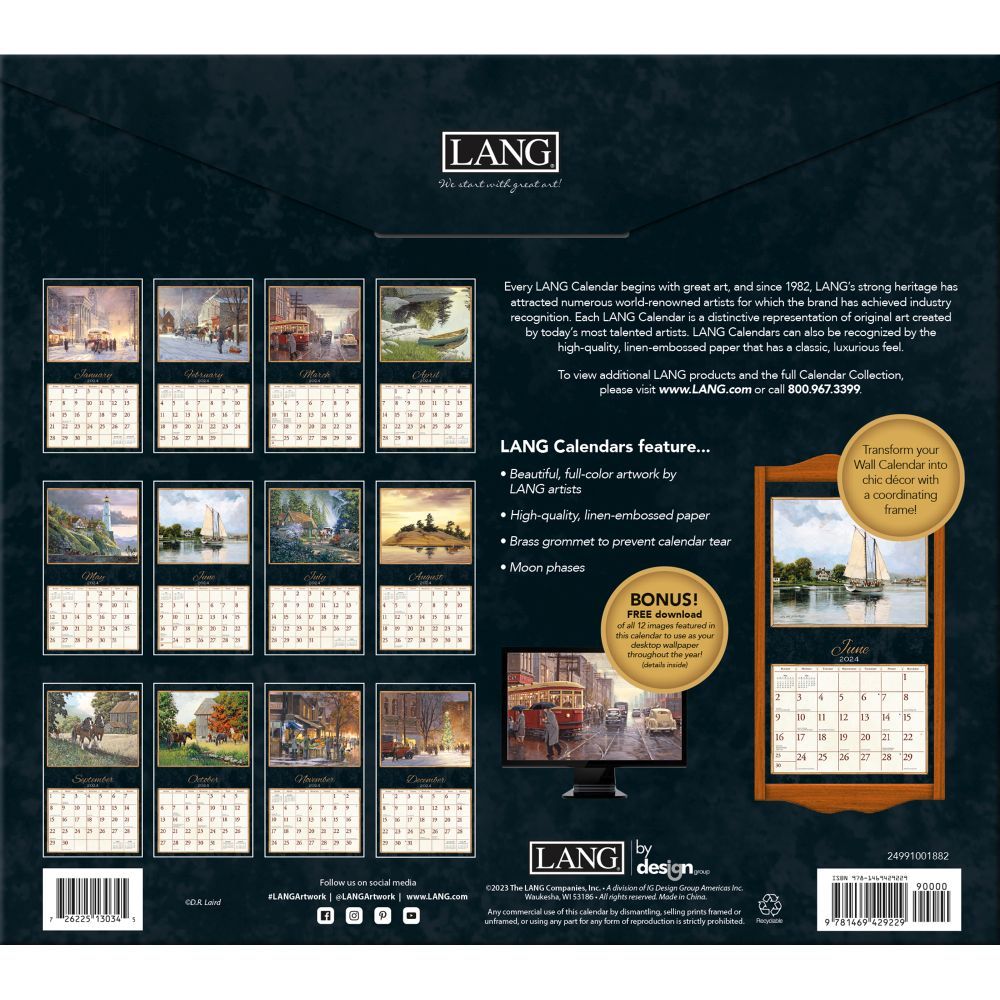 Lang Calendar - 2024 - Treasured Times - D.R. Laird