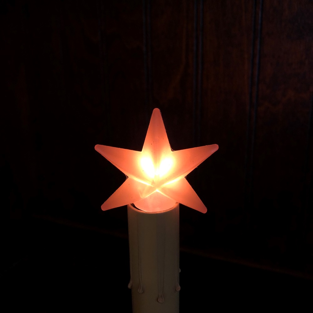 Warm Star Silicone Light Bulb - Candelabra Base - 4 Watts/1.5in
