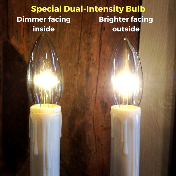 Light Bulb - Torpedo Bulb Replacement for Dual-Intensity Lights - Pack of 2