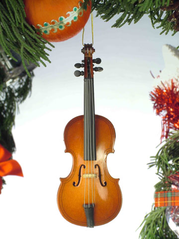 Musical Instrument Christmas Tree Ornaments and More