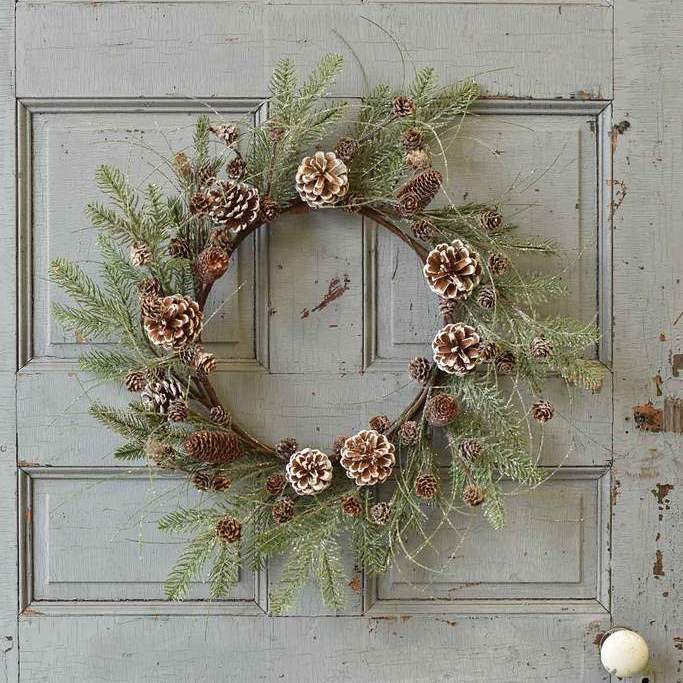Artificial Holiday Wreaths – Christmas Wreath & Hanger