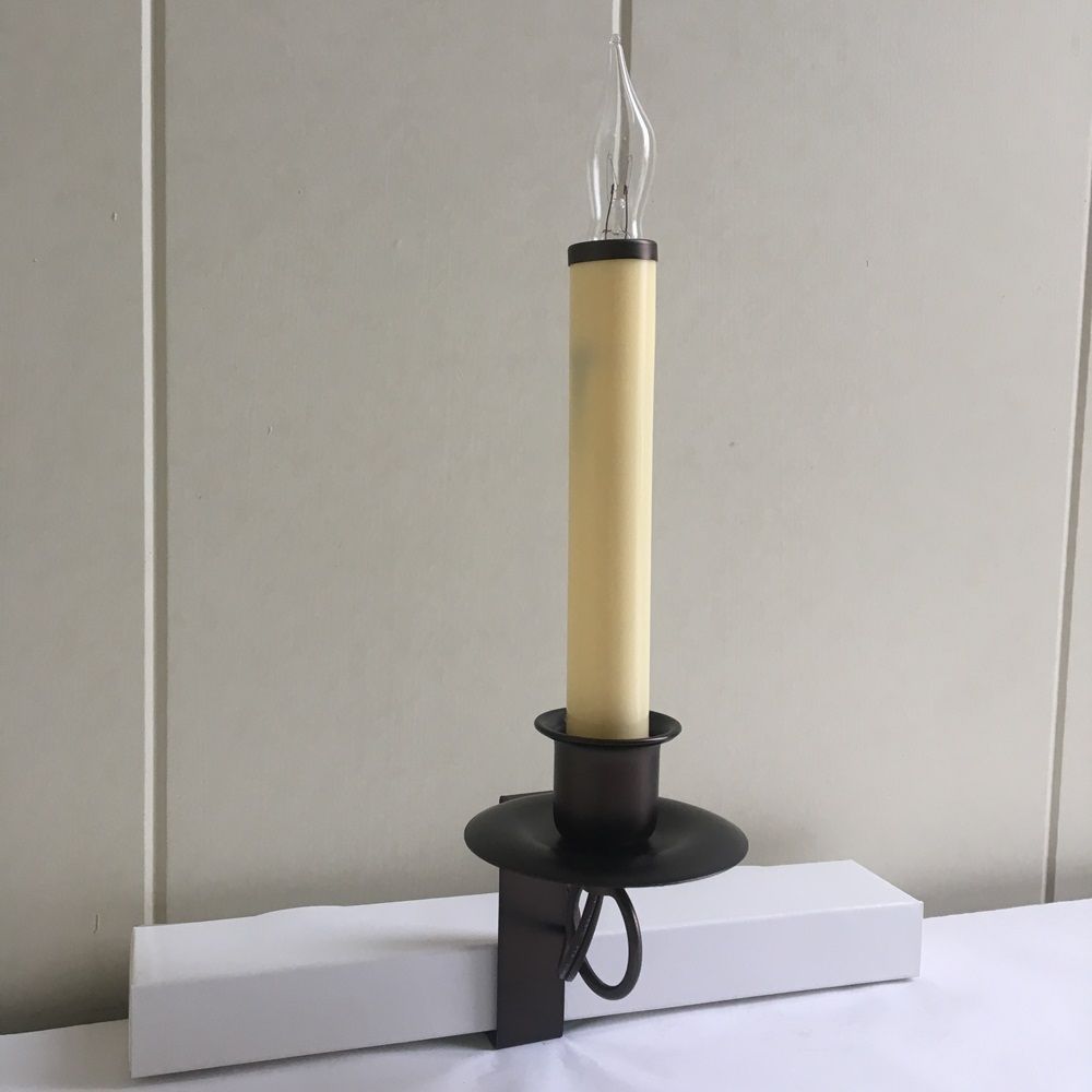 Cambridge Electric Window Candle Light - Bronze