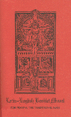Latin-English Booklet Missal - Traditional Mass
