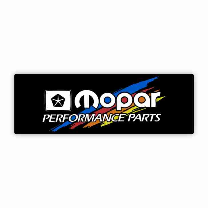 Mopar Performance Splash Black Decal