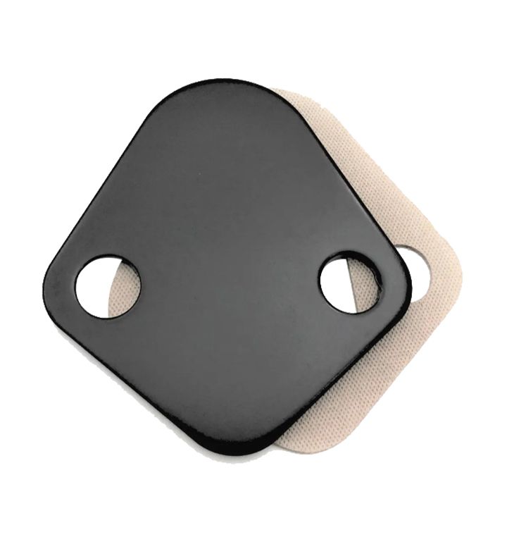Mancini Racing - Fuel Pump Blockoff Plate - Black