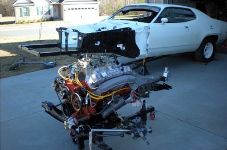 Mopar K-Frame Stand Drivetrain Restoration Tool