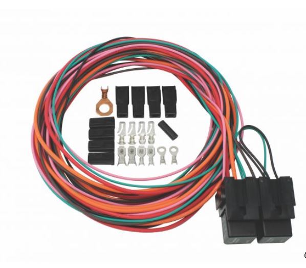 American Autowire - Single Electric Cooling Fan Dual Relay Kit