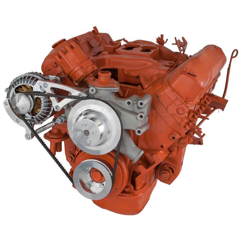 Big Block Alternator Pulley System