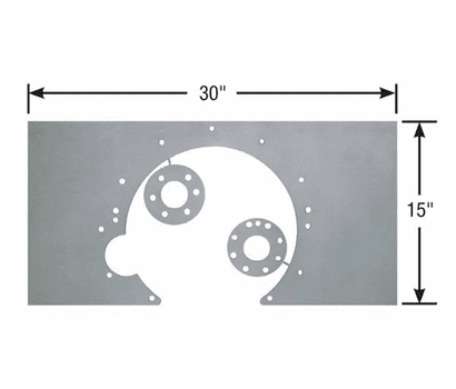 Comp Engineering - Steel Mid-Mount Plate