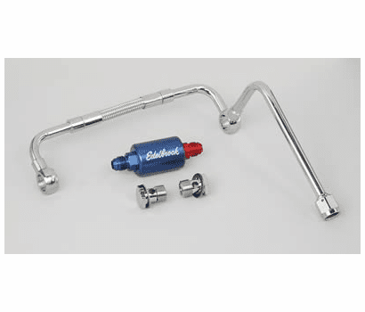 Edelbrock Dual-Feed Fuel Line and Filter Kit