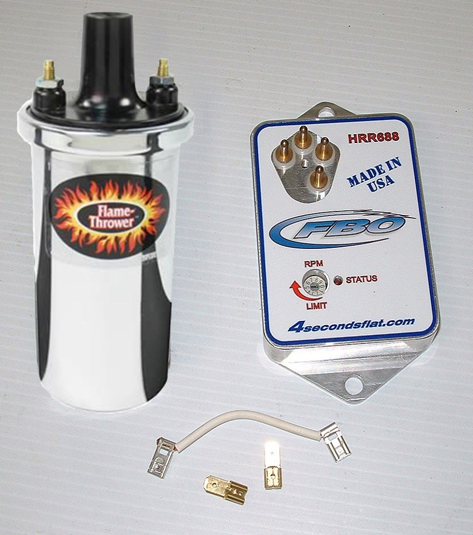 FBO Ignition Box / REV Limiter, with Chrome Coil