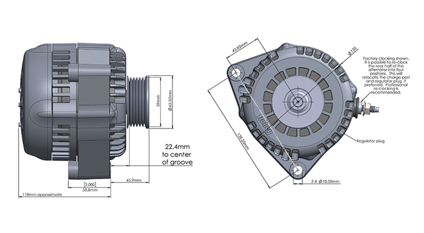 Holley Premium Alternator