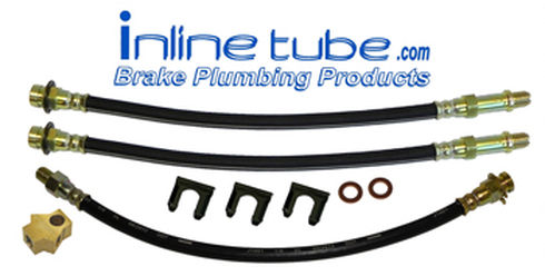 Inline Tube Brake Hose Kit, Drum Brakes