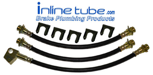 Inline Tube Brakes Hose Kit, Drum brakes