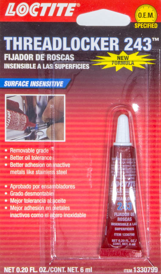 LOCTITE - Threadlocker 243 Blue 6ml/.20oz