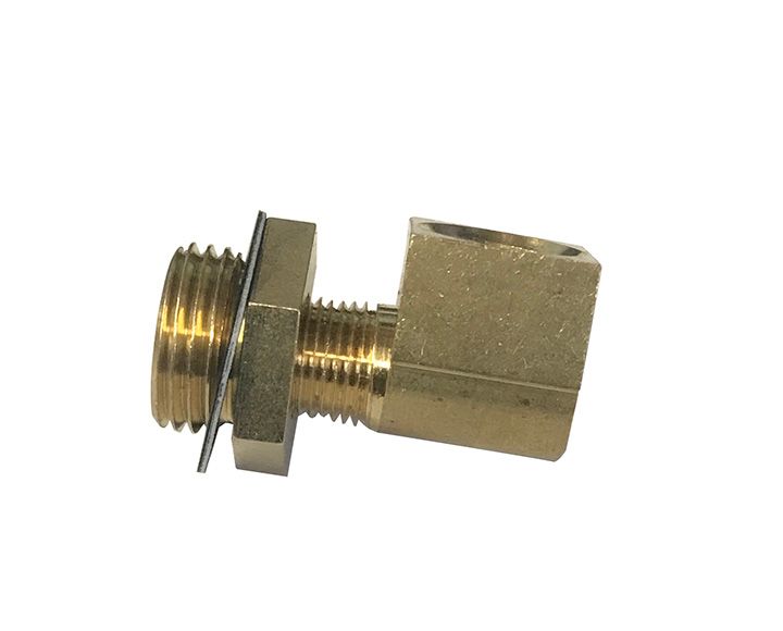 Mancini Racing - Edelbrock Fuel Inlet 90 Degree Adapter