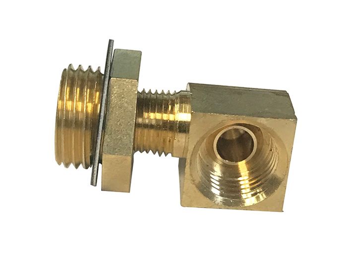 Mancini Racing - Edelbrock Fuel Inlet 90 Degree Adapter