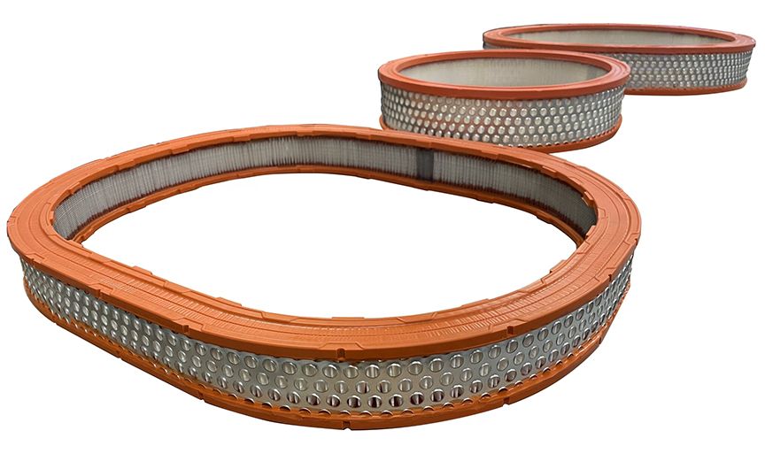 Mancini Racing - HEMI Chrome Dome Air Filter Element