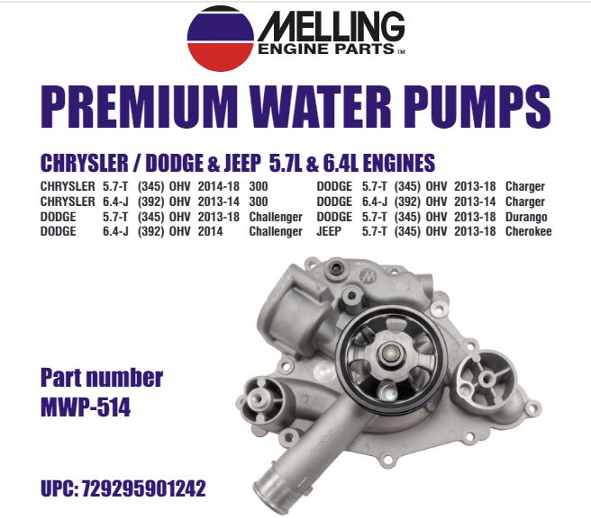 Melling Water Pump