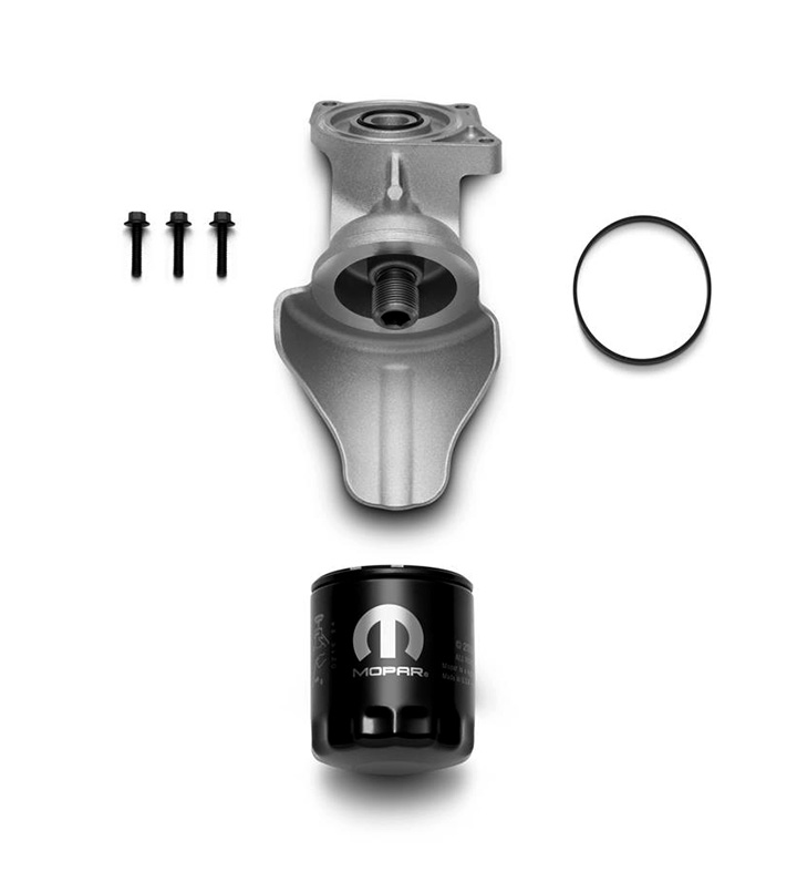 Mopar Performance 45-Deg Oil Filter Crate HEMI Kit