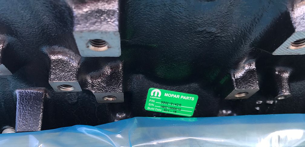 Mopar Performance Bare Engine Block