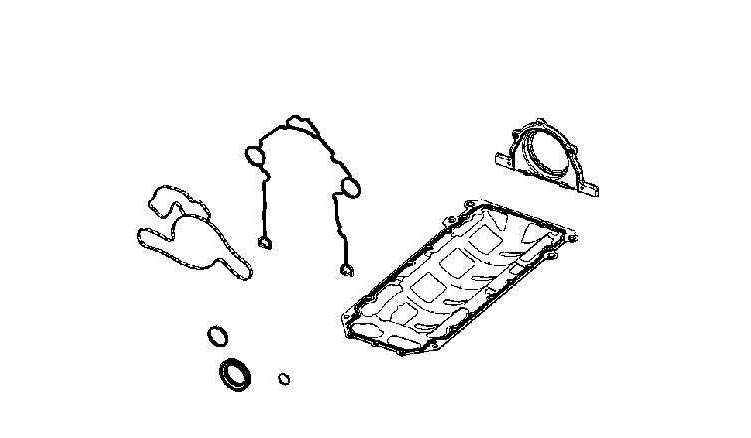Mopar Engine Gasket Kit, Lower