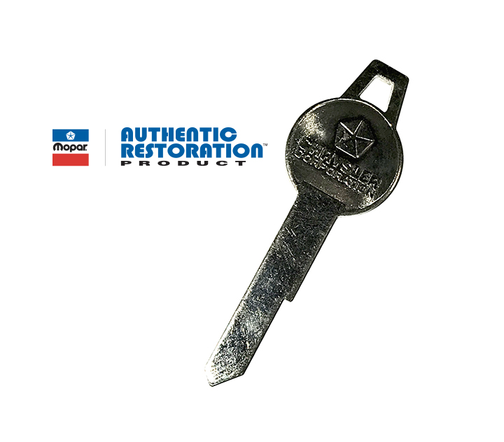 Mopar Restoration Key Blank