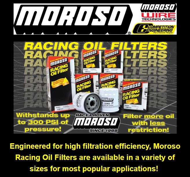 Moroso Race Oil Filter