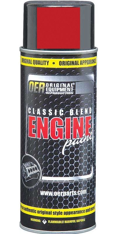 OER Mopar Red Engine Paint