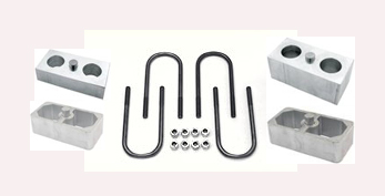 Rear Leaf Spring Lowering Block Kit
