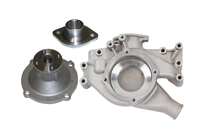 Water Pump & Housing - High Vol. w/Billet Water Neck