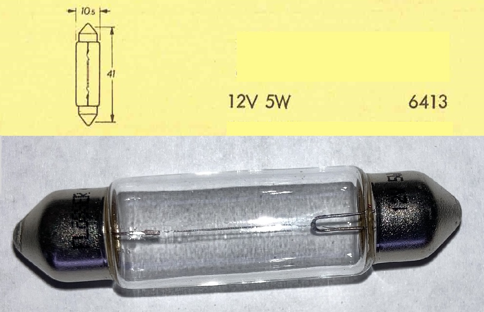 12V 5W Festoon Bulbs