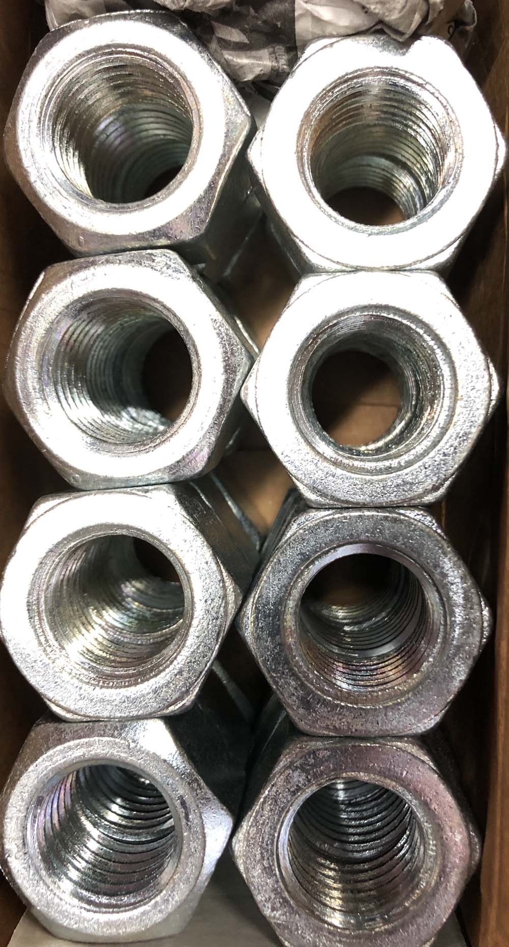 Finished Hex Nut Steel Zinc Plated