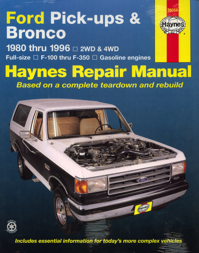 Ford Pick-Ups & Bronco - Haynes Repair Manual