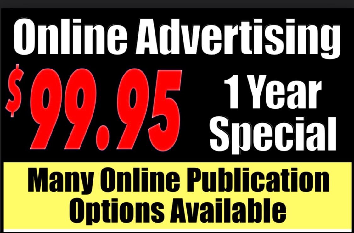 ONE YEAR for Only $99.95! Advertise an Online Classified Ad For 12 ...