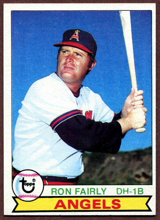 1979 Topps #580 Ron Fairly Baseball Card - California Angels