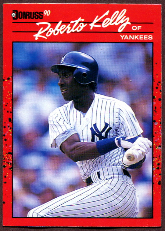 1990 Donruss #192 Roberto Kelly Baseball Card - New York Yankees