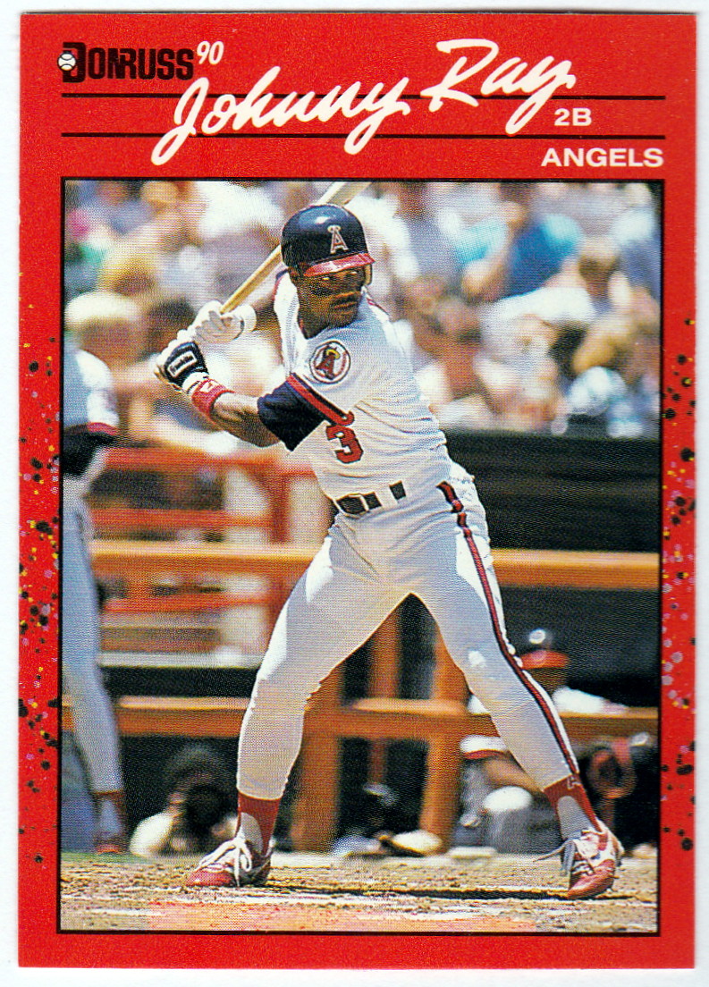 1990 Donruss #234 Johnny Ray Baseball Card - California Angels