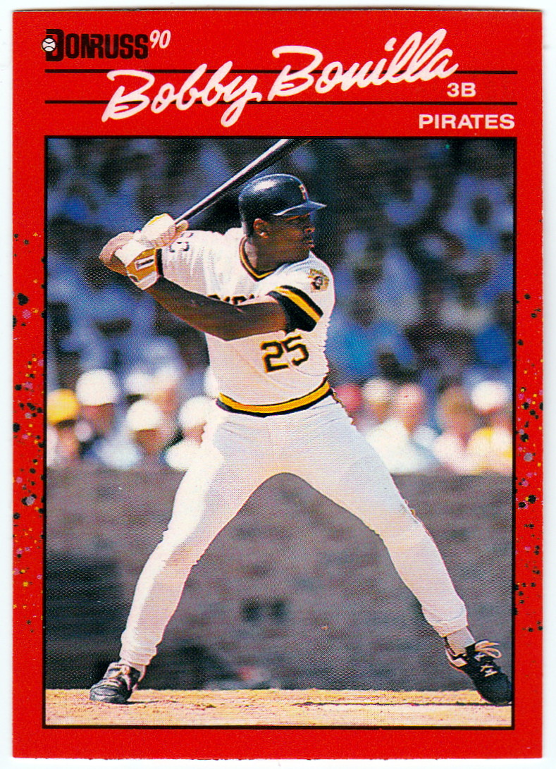 1990 Donruss #290 Bobby Bonilla Baseball Card - Pittsburgh Pirates