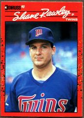 1990 Donruss #537 Shane Rawley Baseball Card - Minnesota Twins