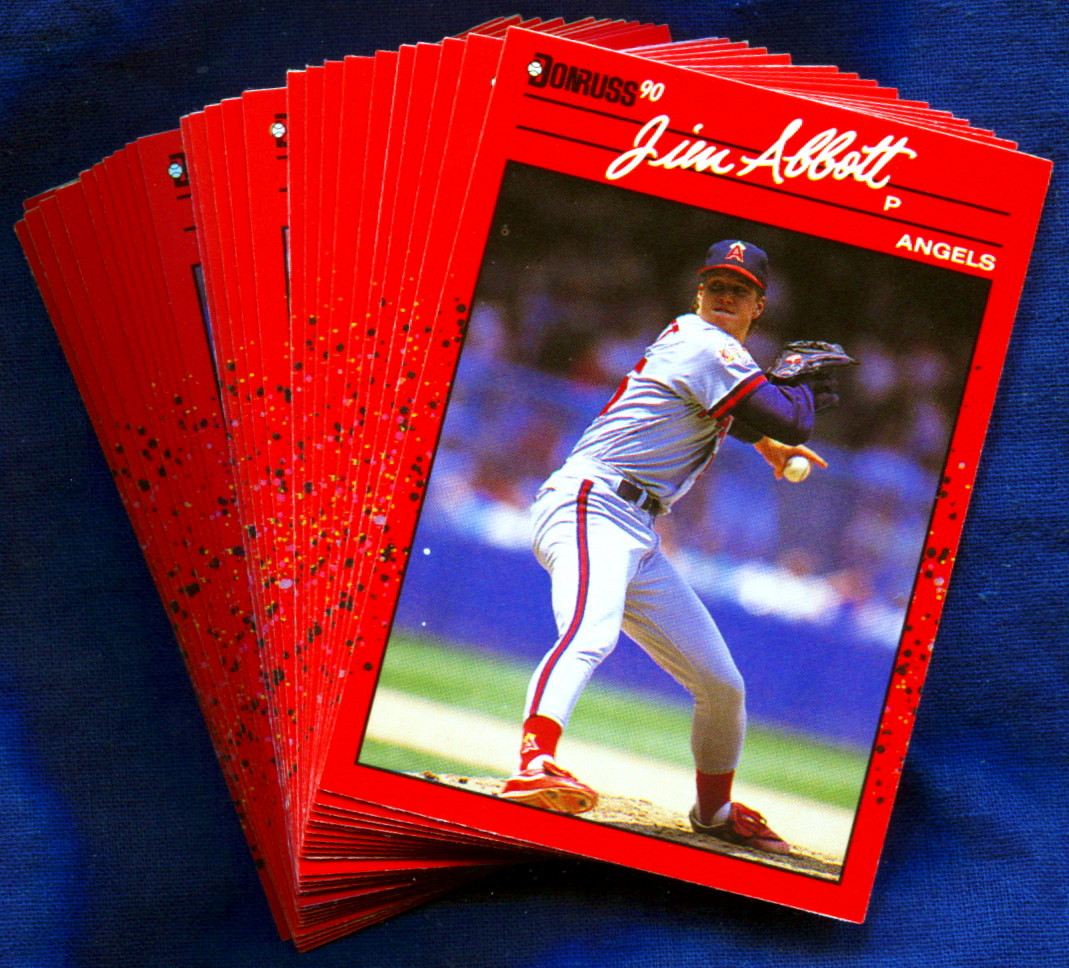 1990 Donruss California Angels Baseball Card Singles