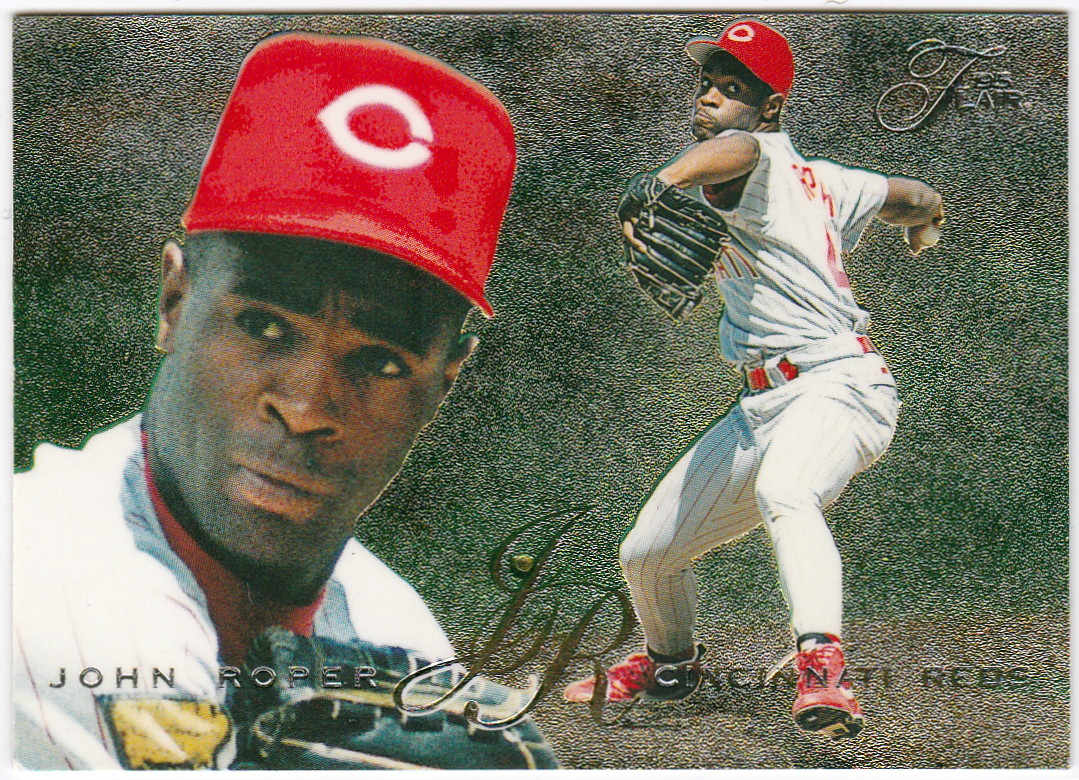 1995 Flair #123 John Roper Baseball Card - Cincinnati Reds
