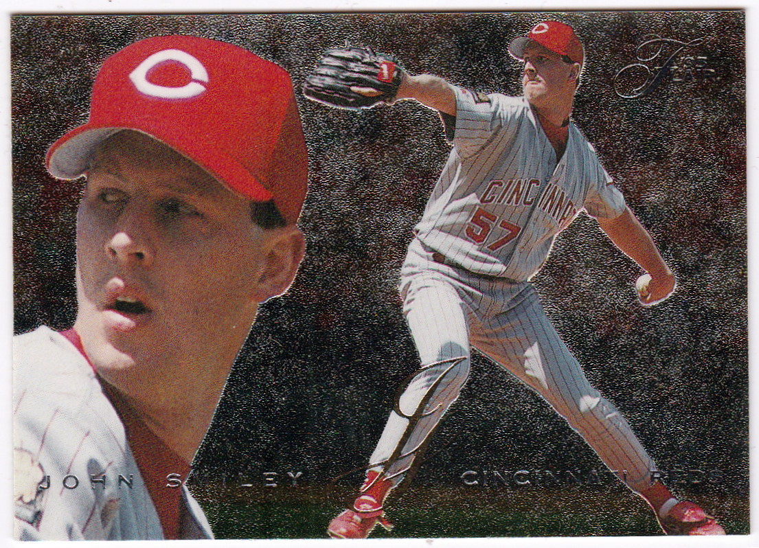 1995 Flair #126 John Smiley Baseball Card - Cincinnati Reds